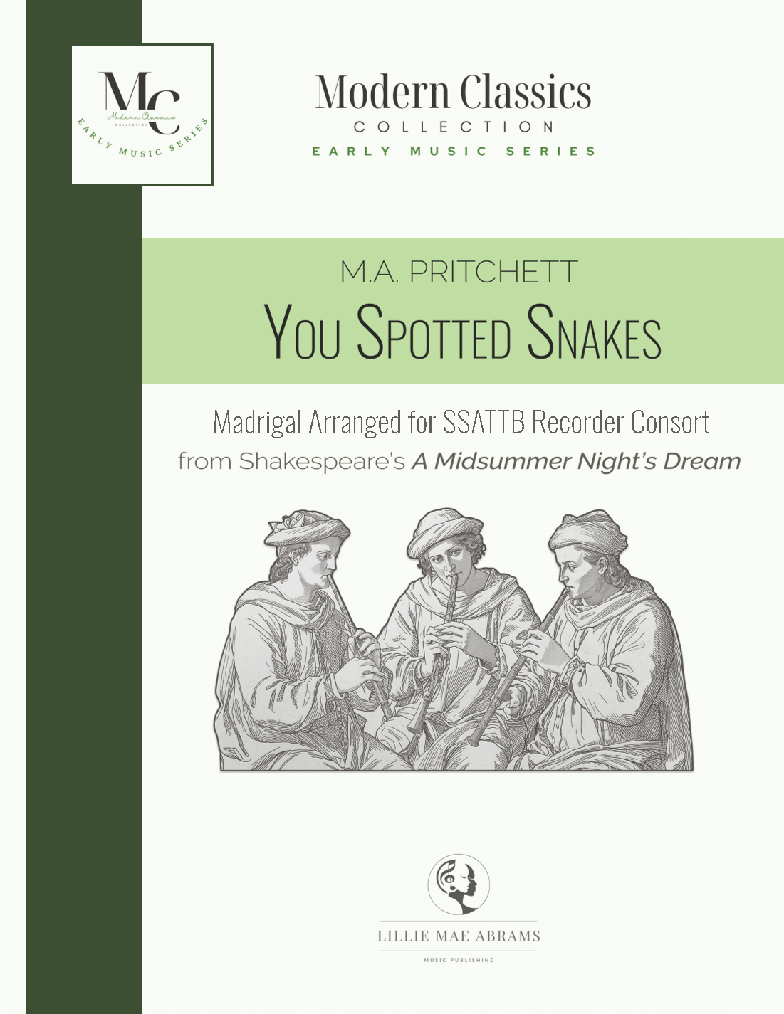 You Spotted Snakes - Score Only by M.A. Pritchett Sheet Music for ...