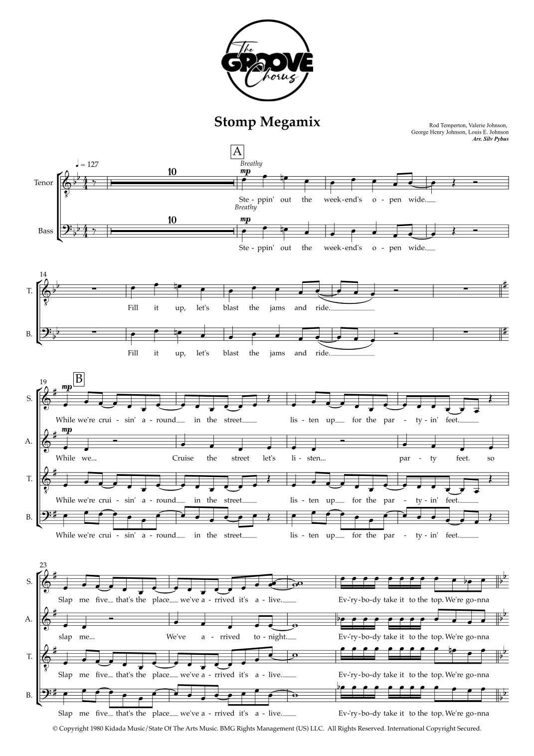 Medley: Stomp! with Lola's Theme, Make Luv, and Starlight (arr. Silv ...