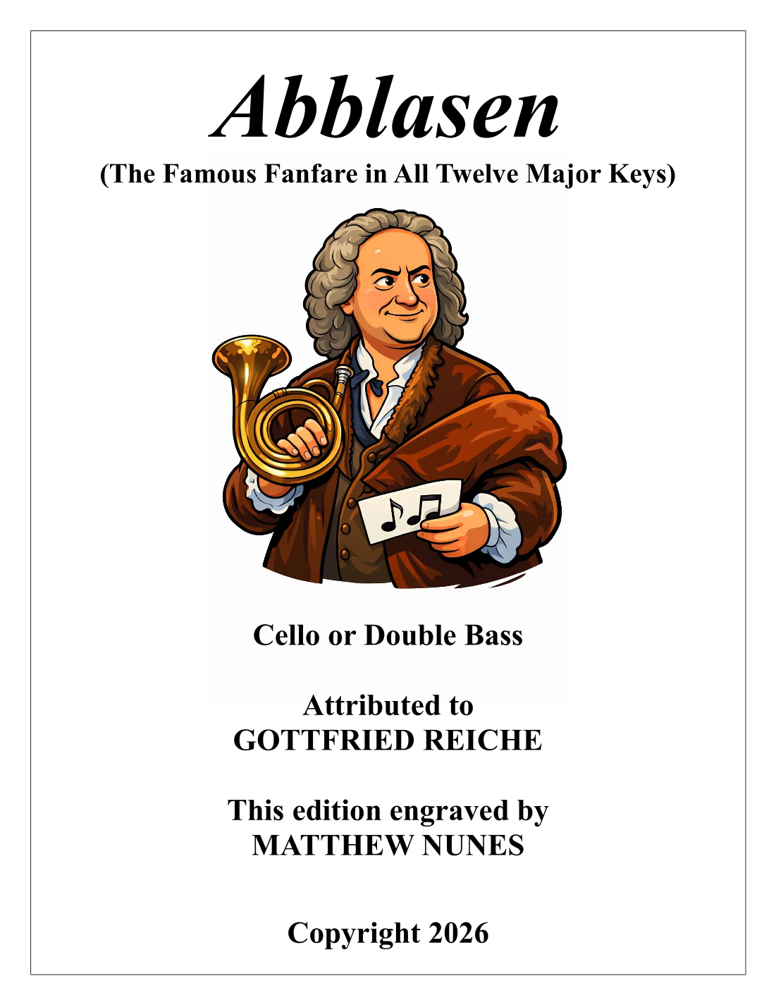 Abblasen (The Famous Fanfare in All Twelve Major Keys) (arr. Matthew ...