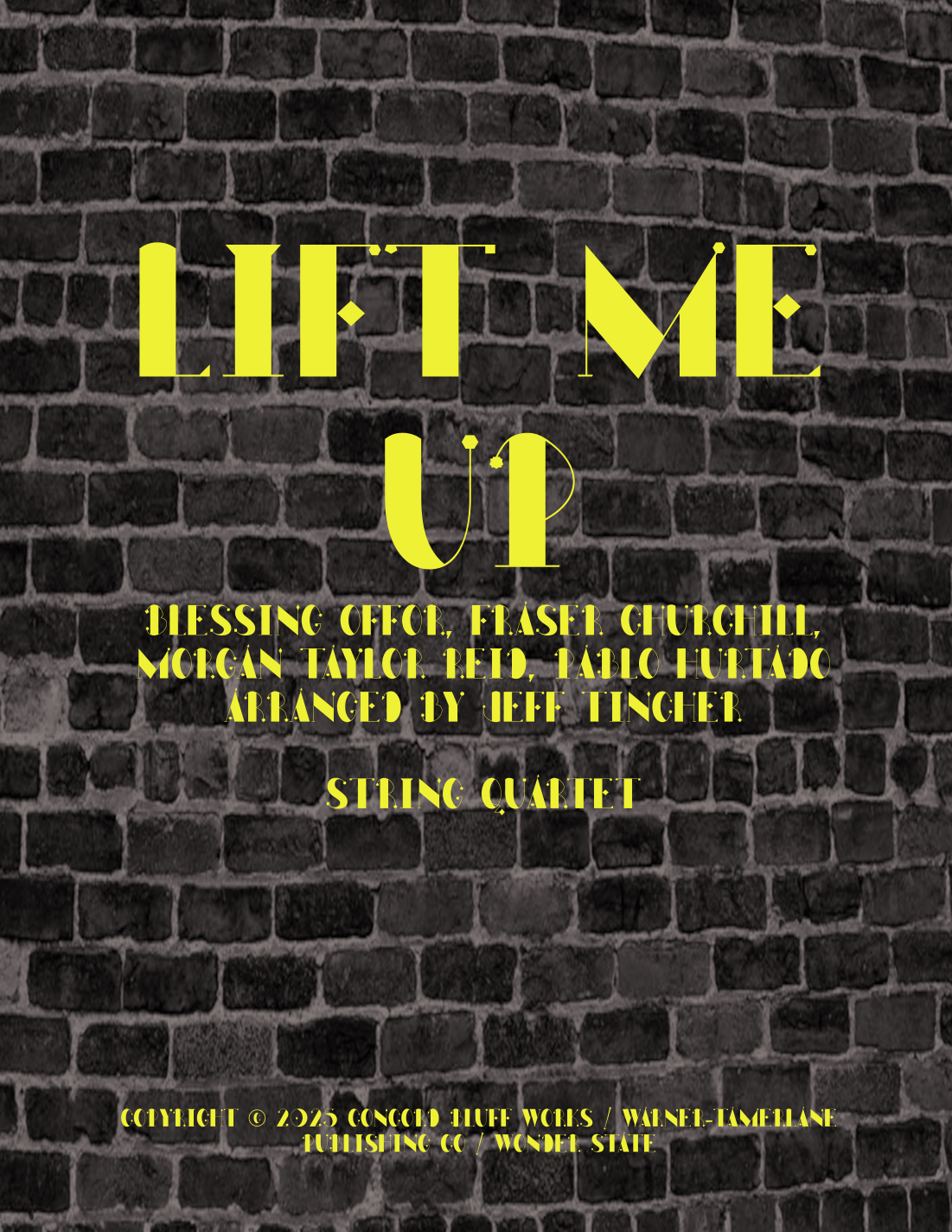 Lift Me Up (arr. Jeff Tincher) by Blessing Offor Sheet Music for String ...