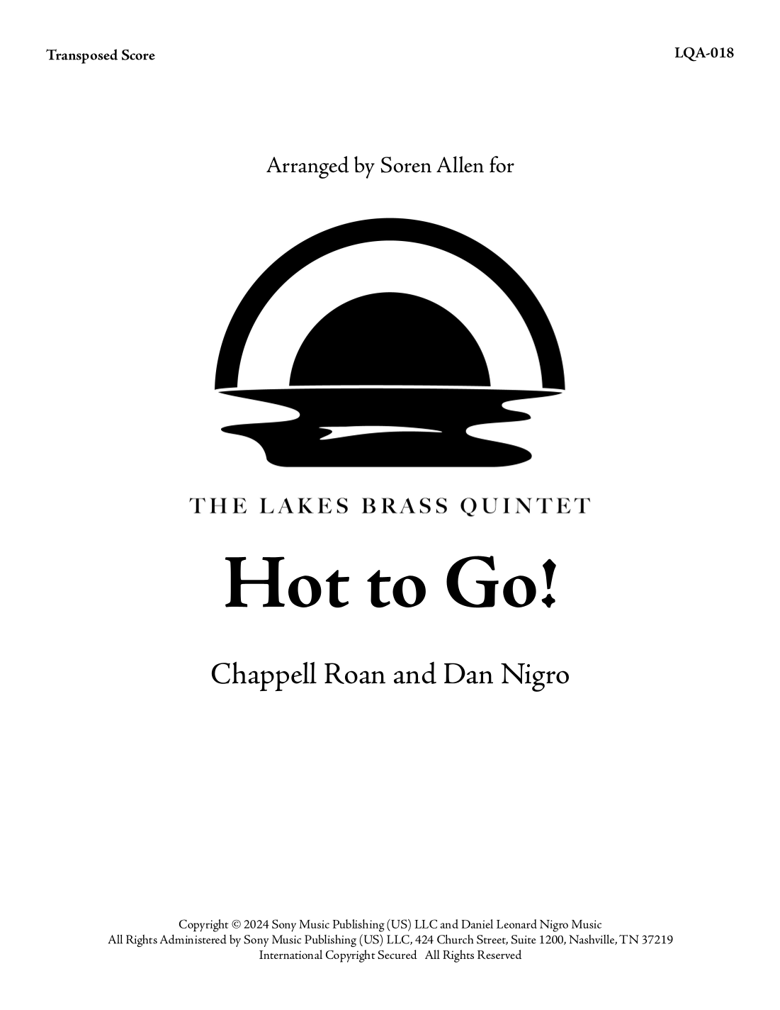Hot To Go! (arr. Soren Allen) by Chappell Roan Sheet Music for Brass ...
