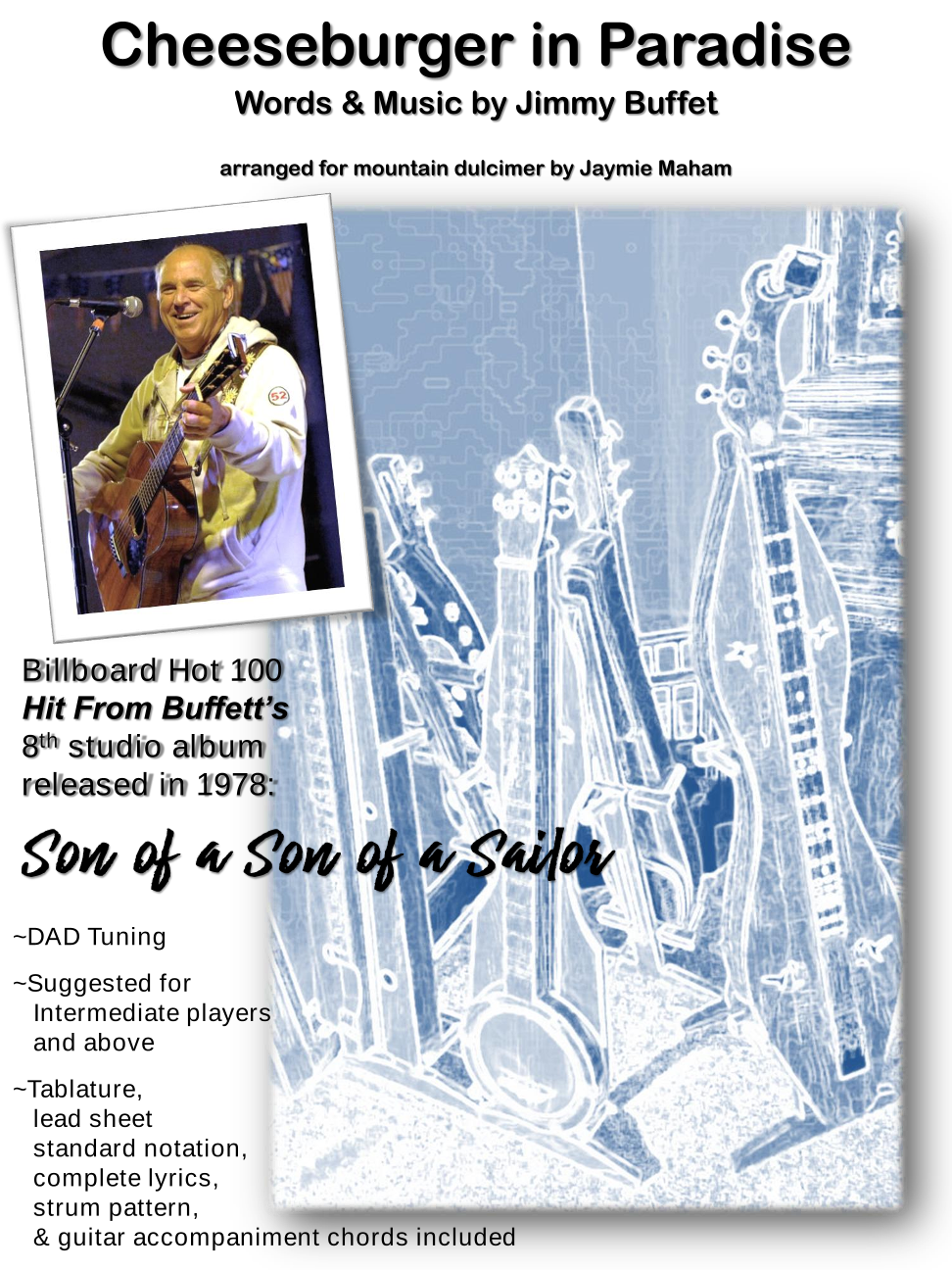 Cheeseburger In Paradise (arr. Jaymie Maham) by Jimmy Buffett Sheet ...