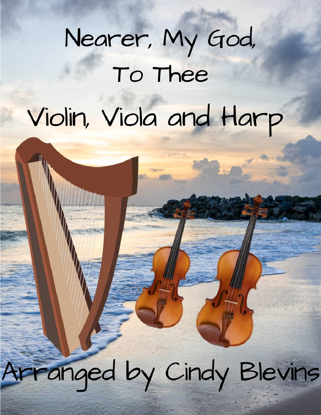 Nearer, My God, To Thee, for Violin, Viola and Harp (arr. Cindy Blevins ...