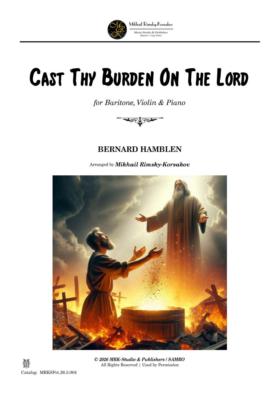 Cast Thy Burden on the Lord (arr. Mikhail Rimsky-Korsakov) por Johann ...