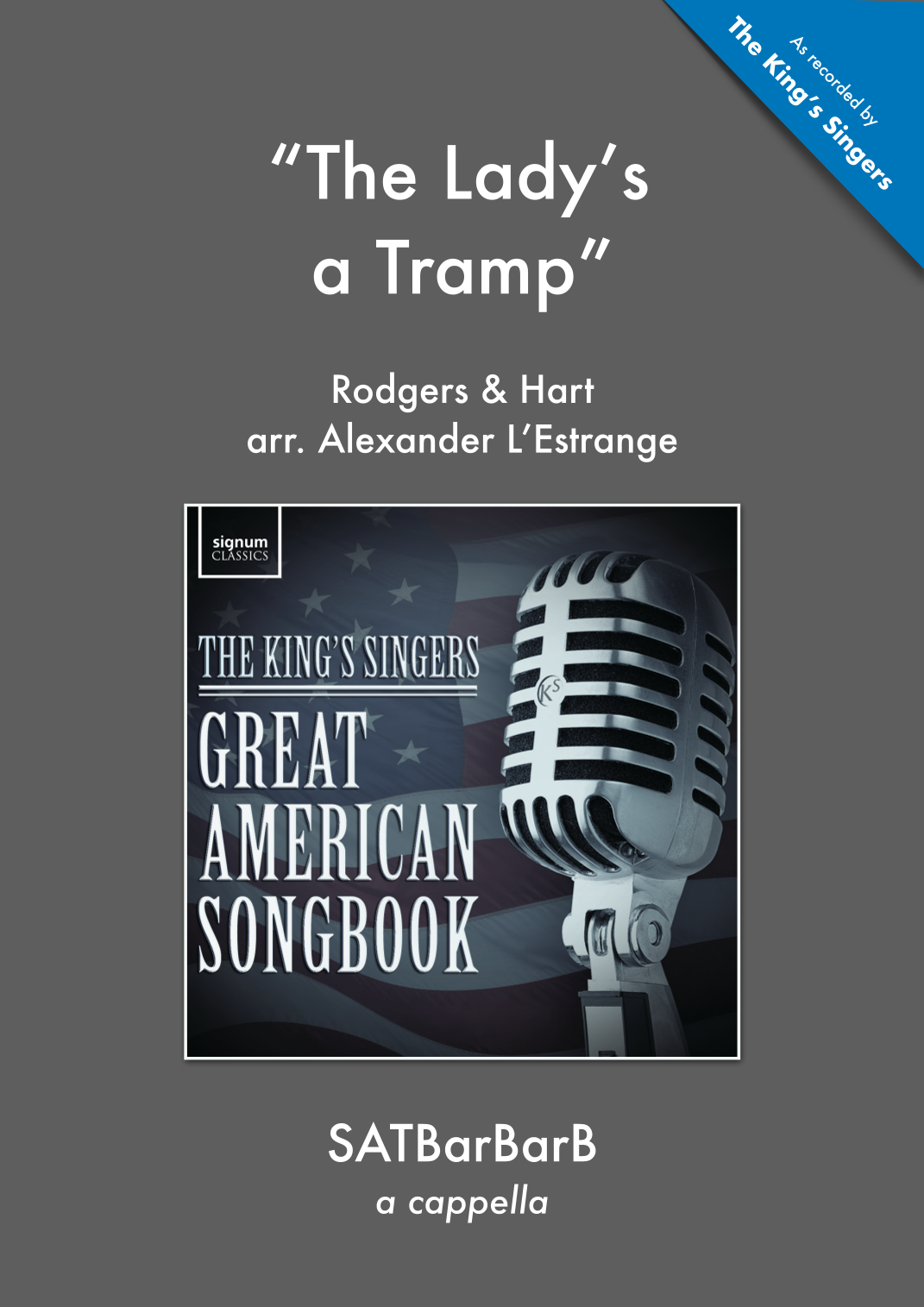 The Lady Is A Tramp (arr. Alexander L'Estrange) by Richard Rodgers ...