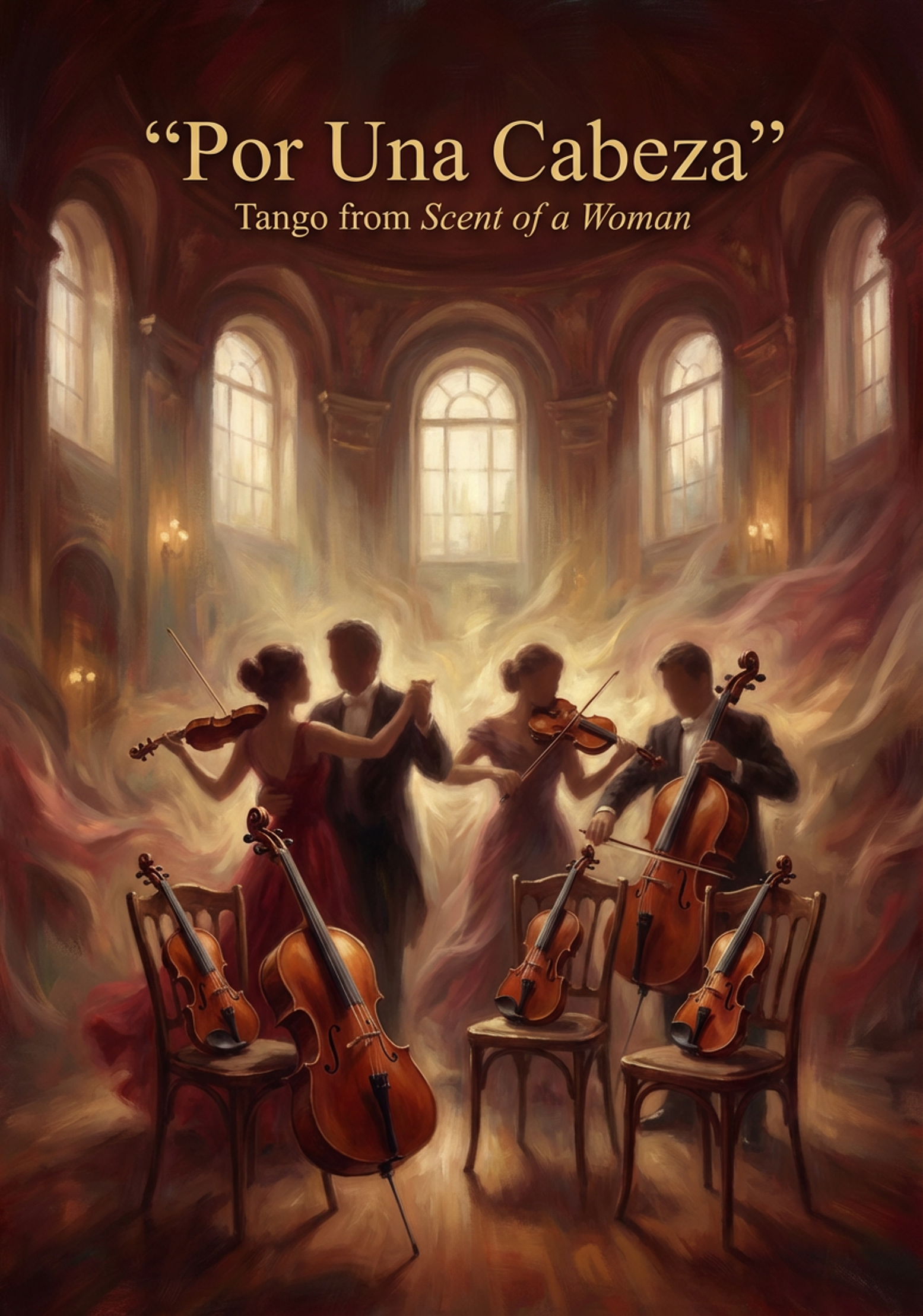 POR UNA CABEZA Tango from the film Scent of a Woman for String Quartet ...