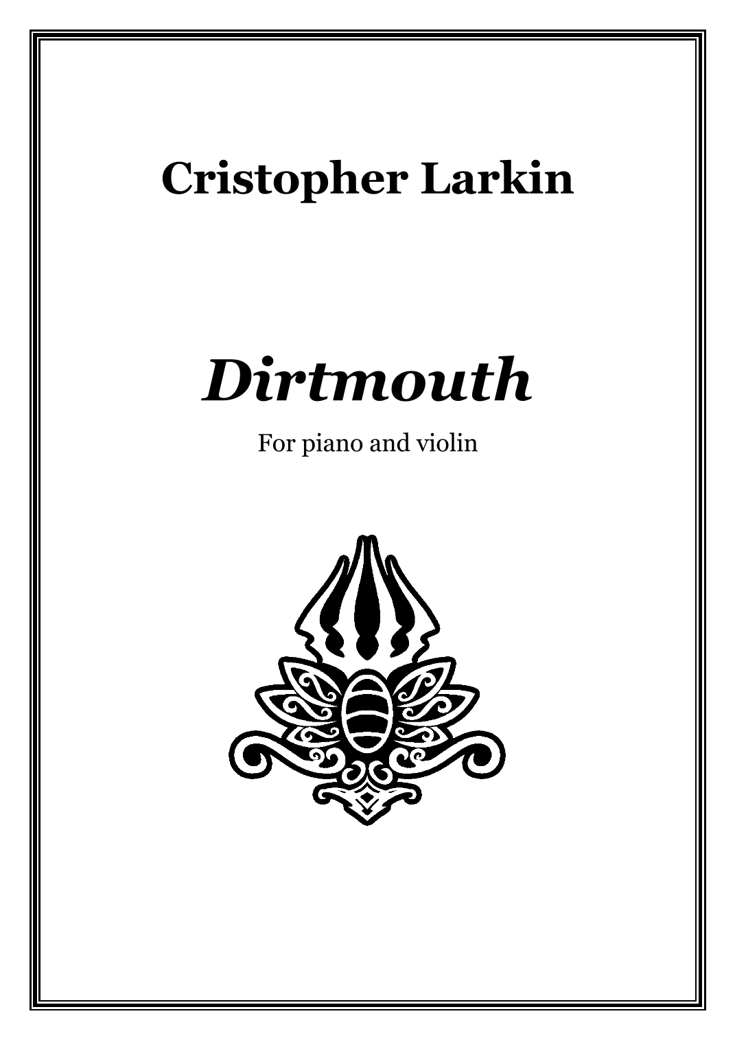 Dirtmouth (arr. Allan Gabriel) by Christopher Larkin Sheet Music for ...