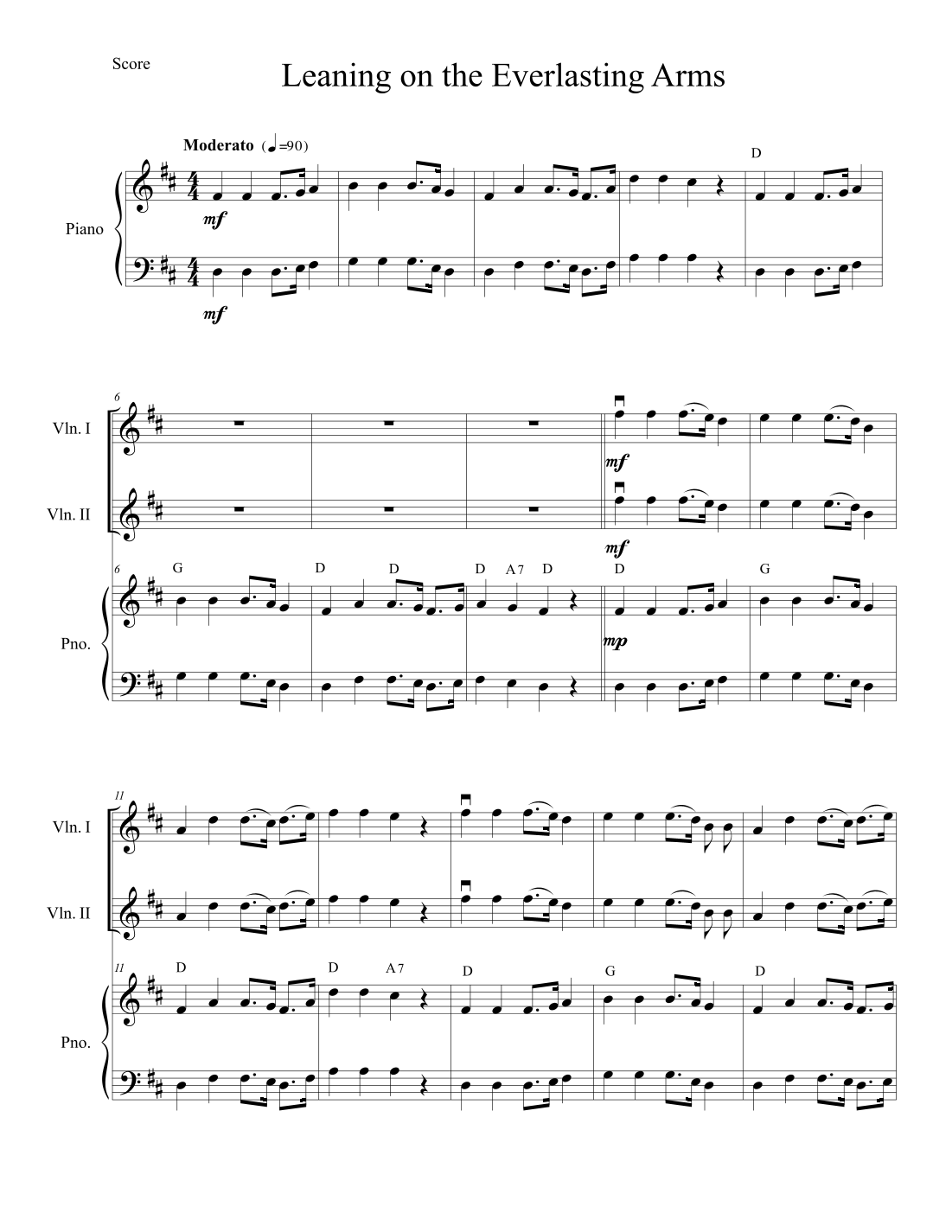Leaning on the Everlasting Arms (arr. Dee Braxton-Pellegrino) by ...