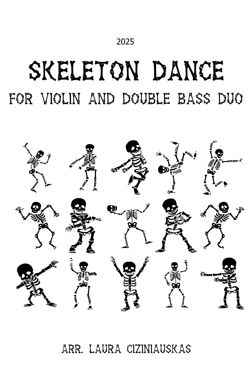 Skeleton Dance – Easy & Fun Halloween Violin and Double Bass Duet ...