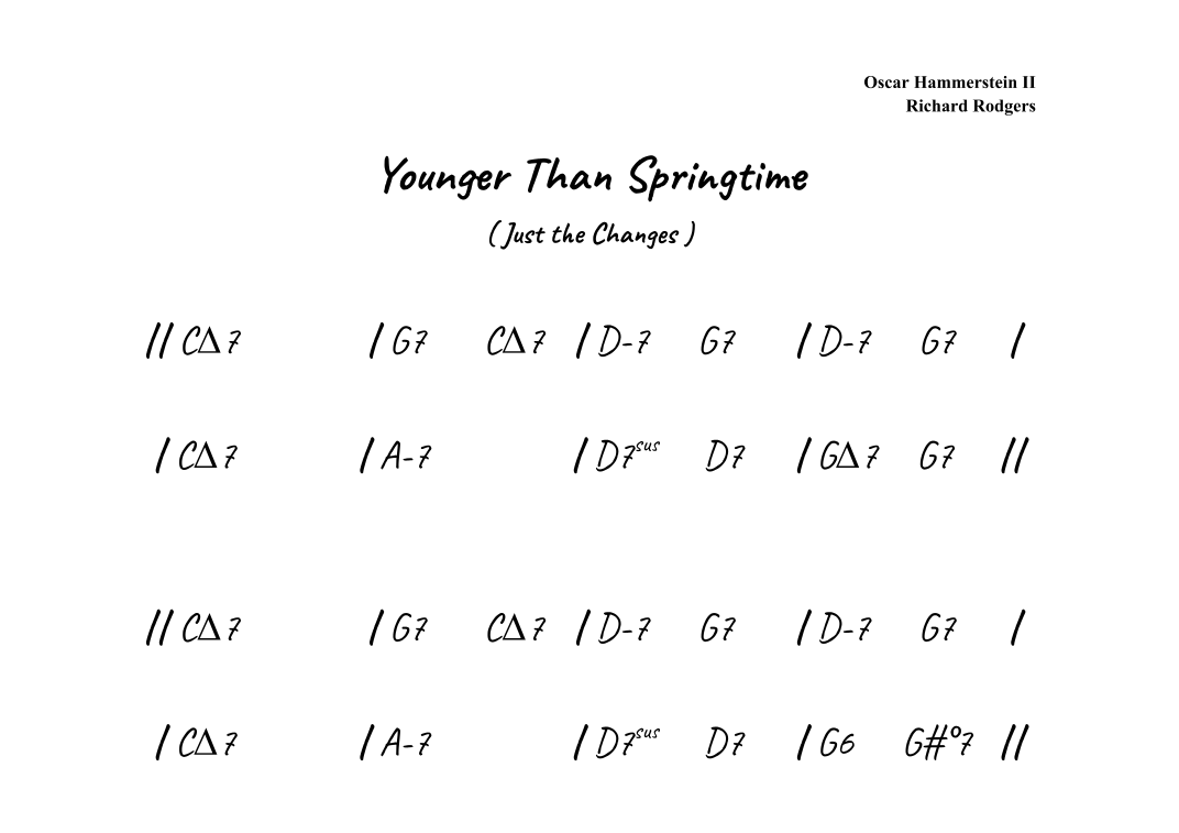 Younger Than Springtime (arr. Bronson Ferdinand Wright) by Stan Kenton ...
