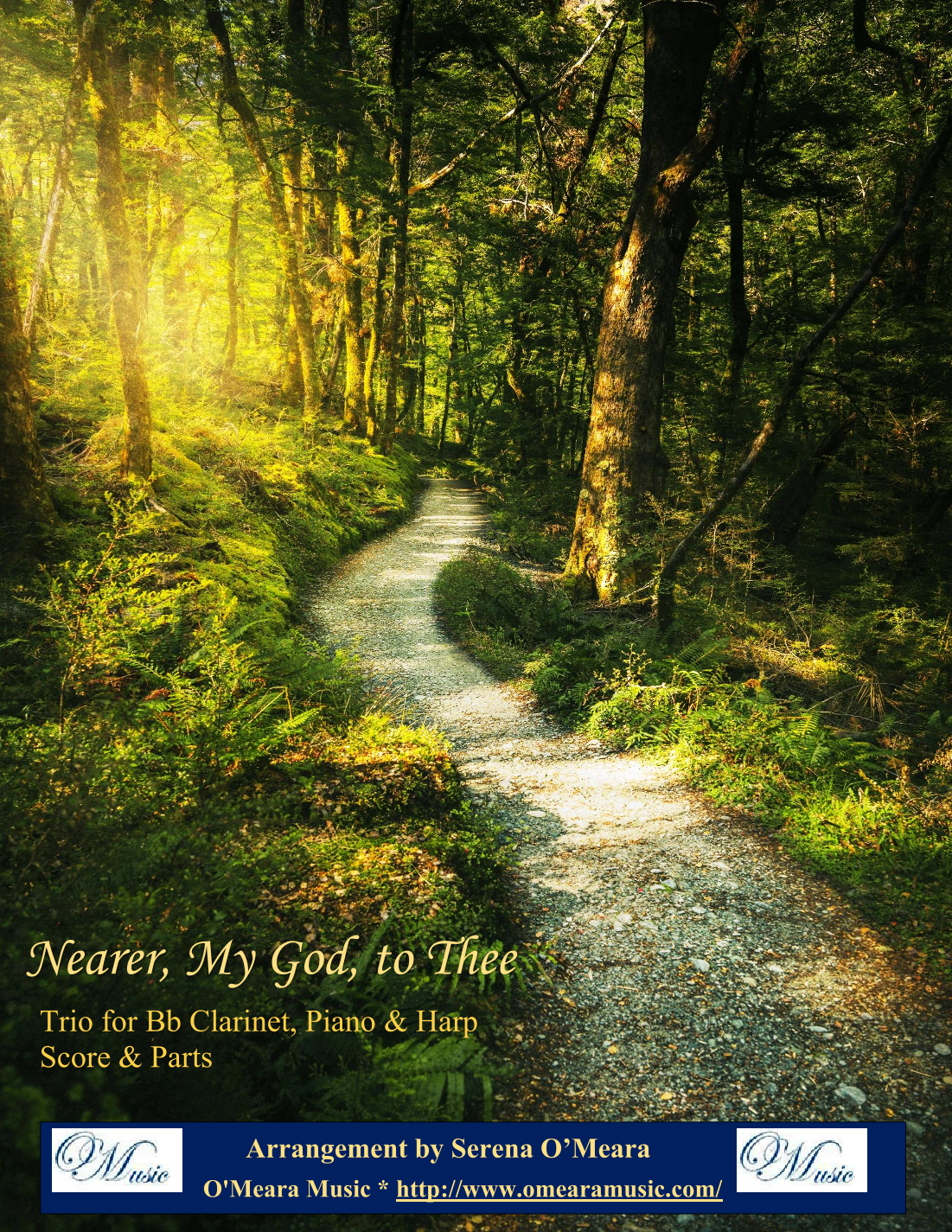 Nearer, My God, To Thee, Trio for Bb Clarinet, Piano & Harp (arr ...