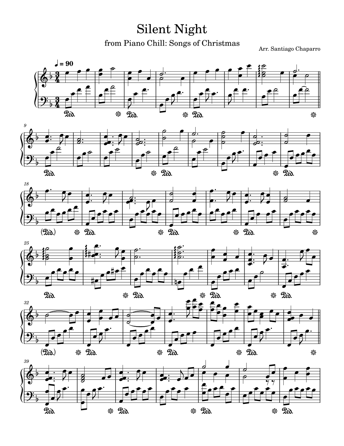 Silent Night (Noche de Paz) (arr. Santiago Chaparro) by Academia ...