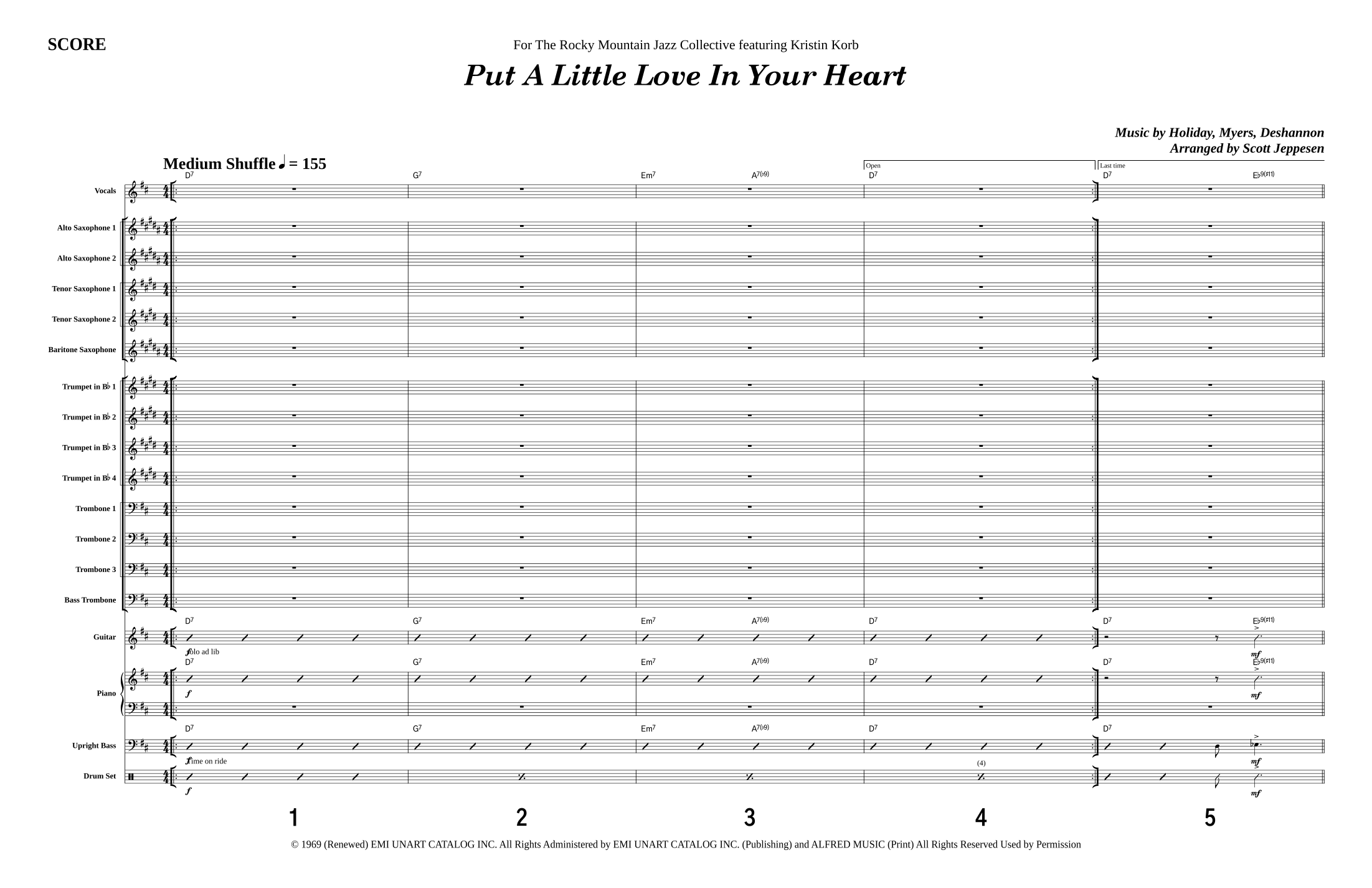 Put A Little Love In Your Heart (arr. Scott Jeppesen) by Jackie ...