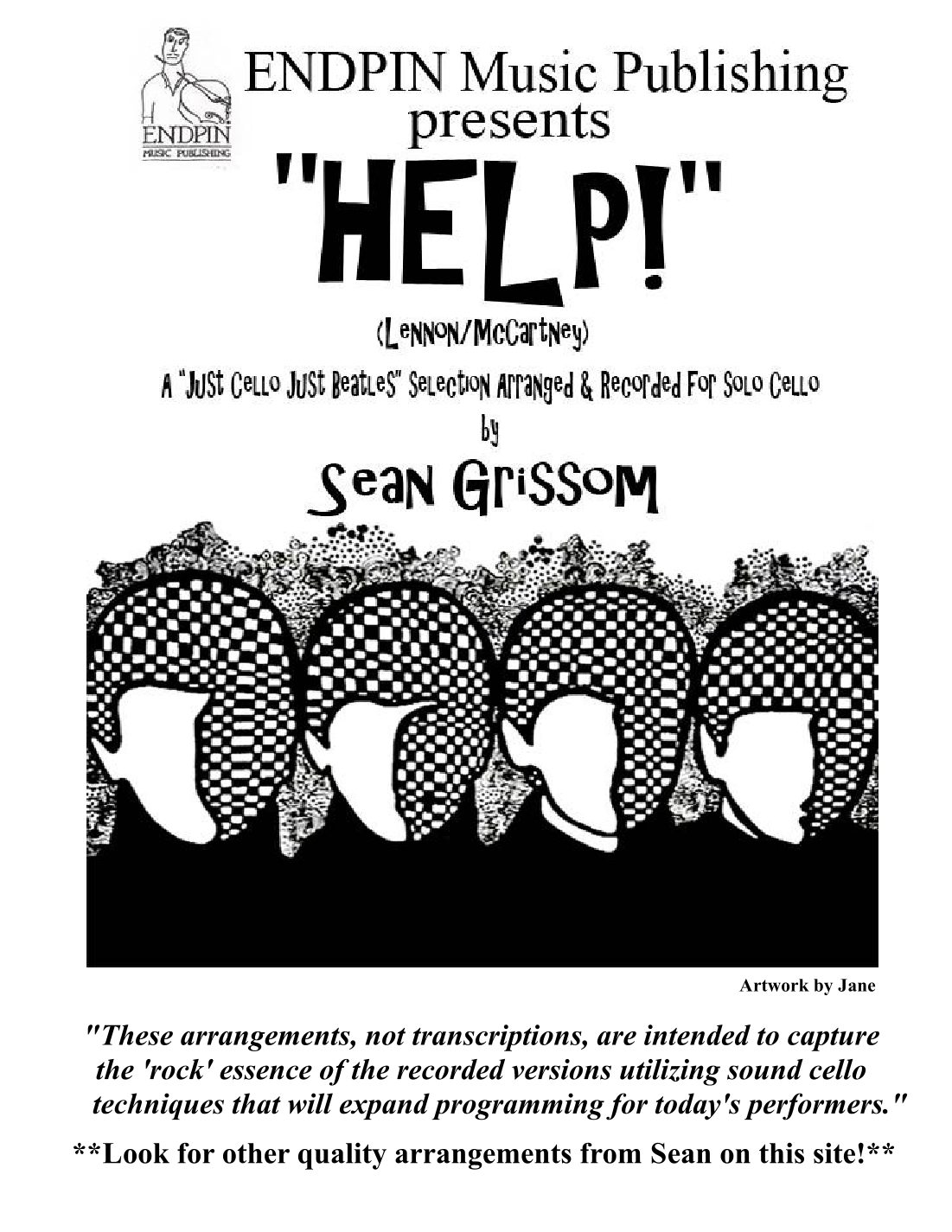 Help! (arr. Sean Grissom dba ENDPIN Music Publishing) by The Beatles ...