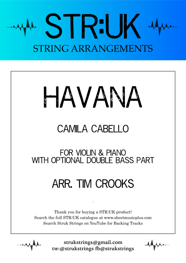 Havana (arr. Tim Crooks) by Camila Cabello feat. Young Thug Sheet Music ...