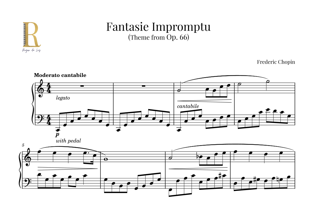 Fantasie Impromptu - Op.66 (arr. Fréderic Chopin) von Fréderic Chopin ...