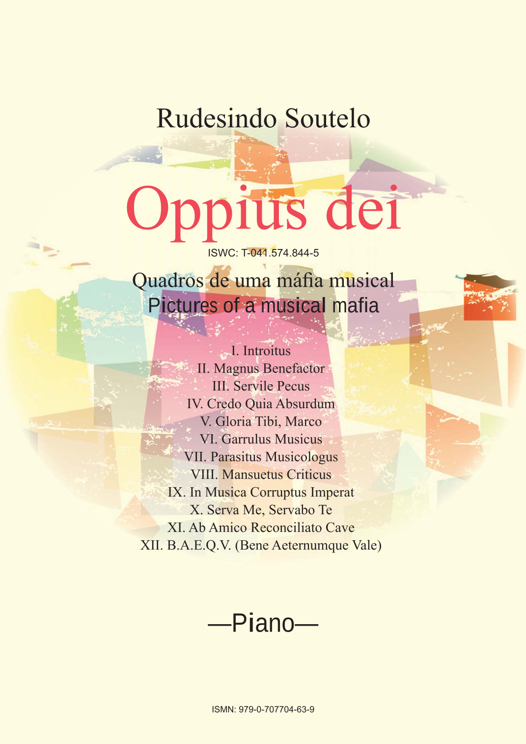 Oppius dei by Rudesindo Soutelo Sheet Music for Piano Solo at Sheet ...