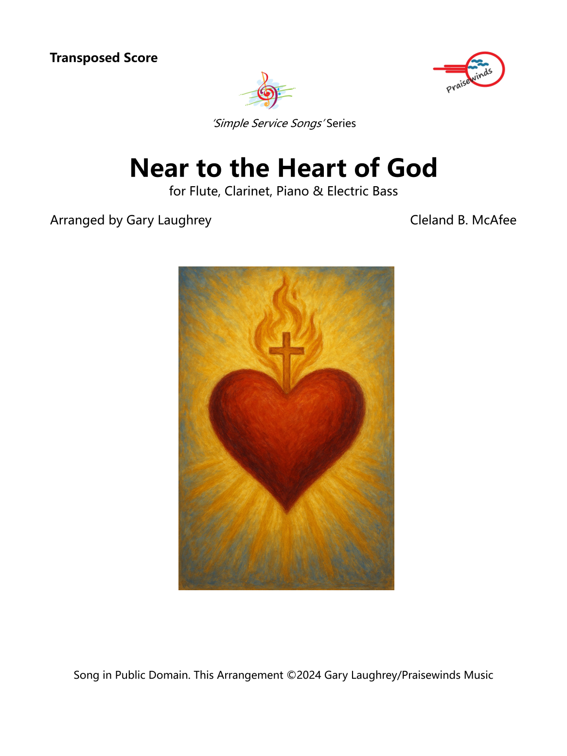 Near to the Heart of God (arr. Gary Laughrey) by Cleland B. McAfee ...