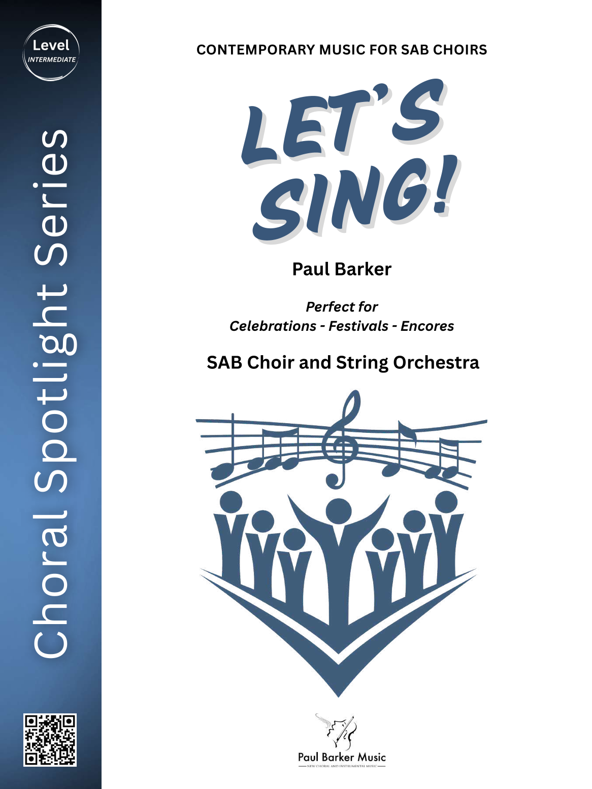 Let's Sing! (SAB Choir & String Orchestra) by Paul Barker Music Sheet ...