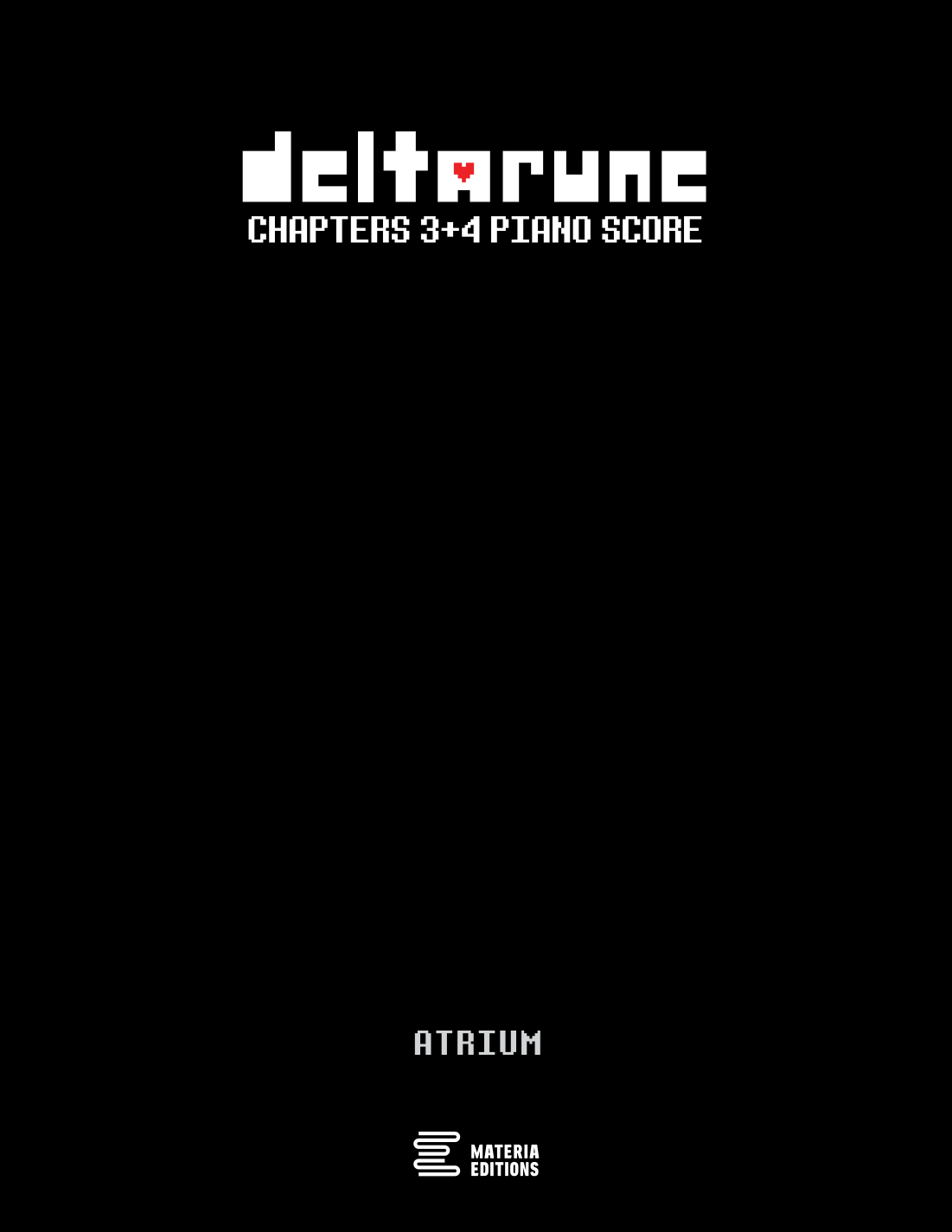 ATRIUM par Toby Fox Partitions pour Piano solo sur Sheet Music Direct
