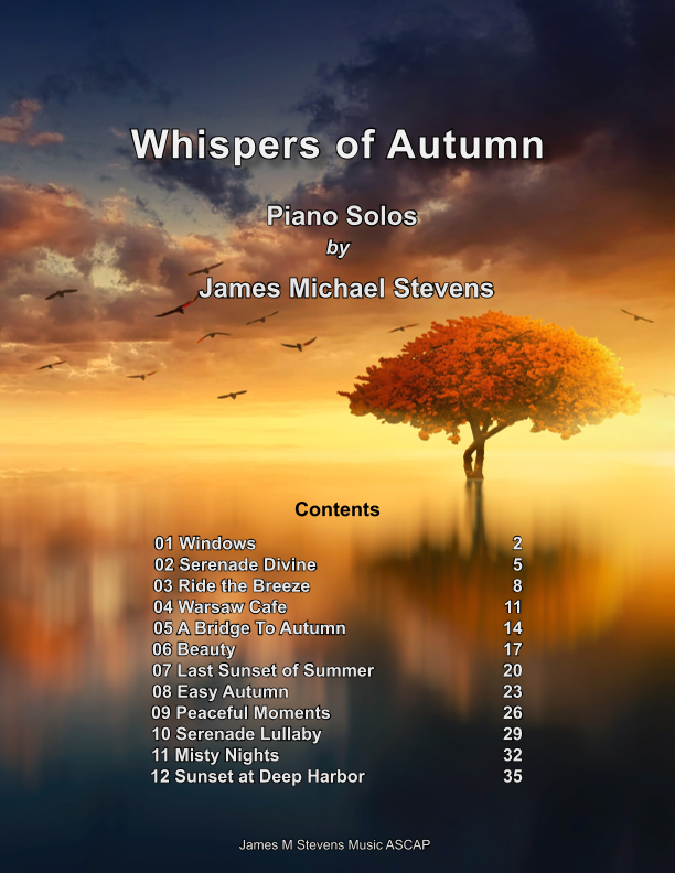 Whispers of Autumn Piano Book por James Michael Stevens Partituras para ...