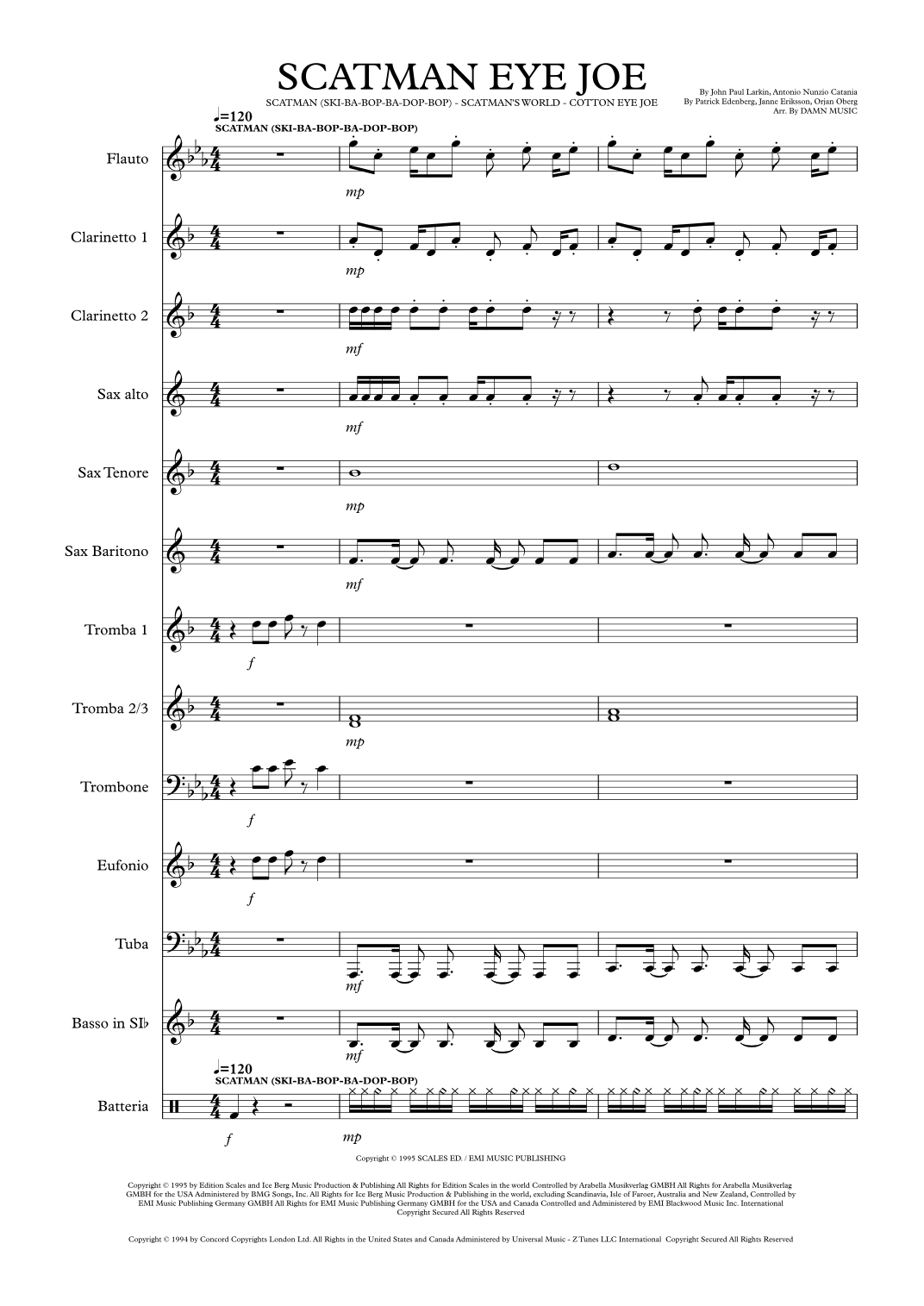 Medley: Scatman (Ski-Ba-Bop-Ba-Dop-Bop) with Scatman's World and Cotton ...