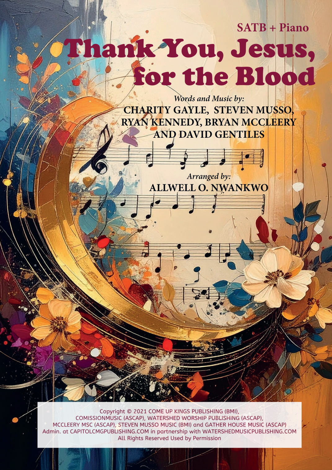 Thank You Jesus For The Blood (arr. Allwell O. Nwankwo) by Charity ...