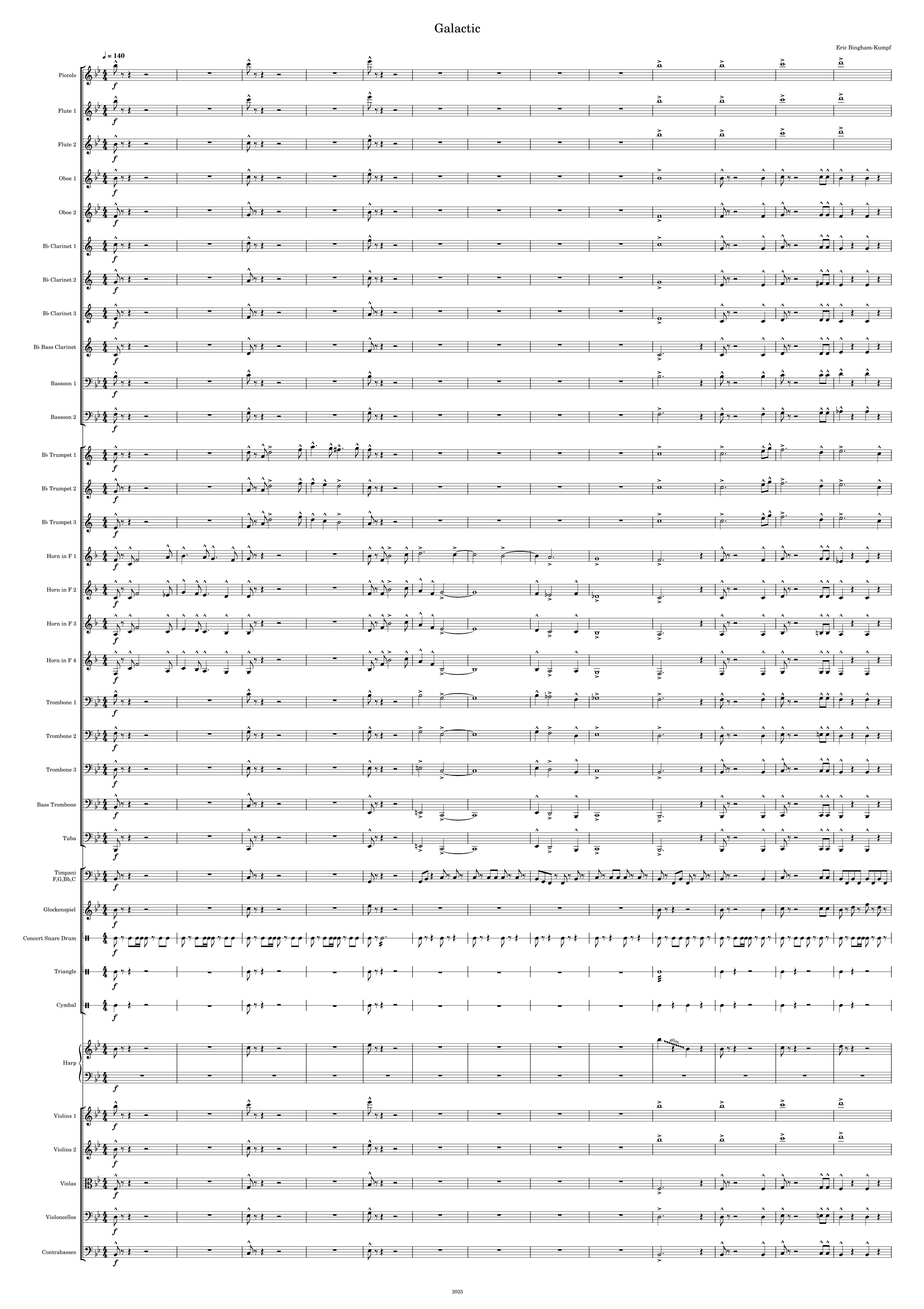 Galactic by Eric Bingham-Kumpf Sheet Music for Full Orchestra at Sheet ...