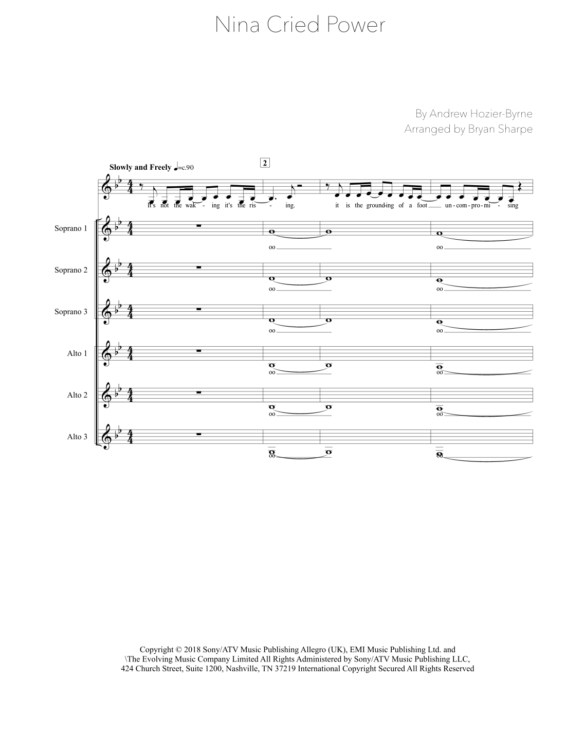 Nina Cried Power (Feat. Mavis Staples) (arr. Bryan Sharpe) by Andrew ...