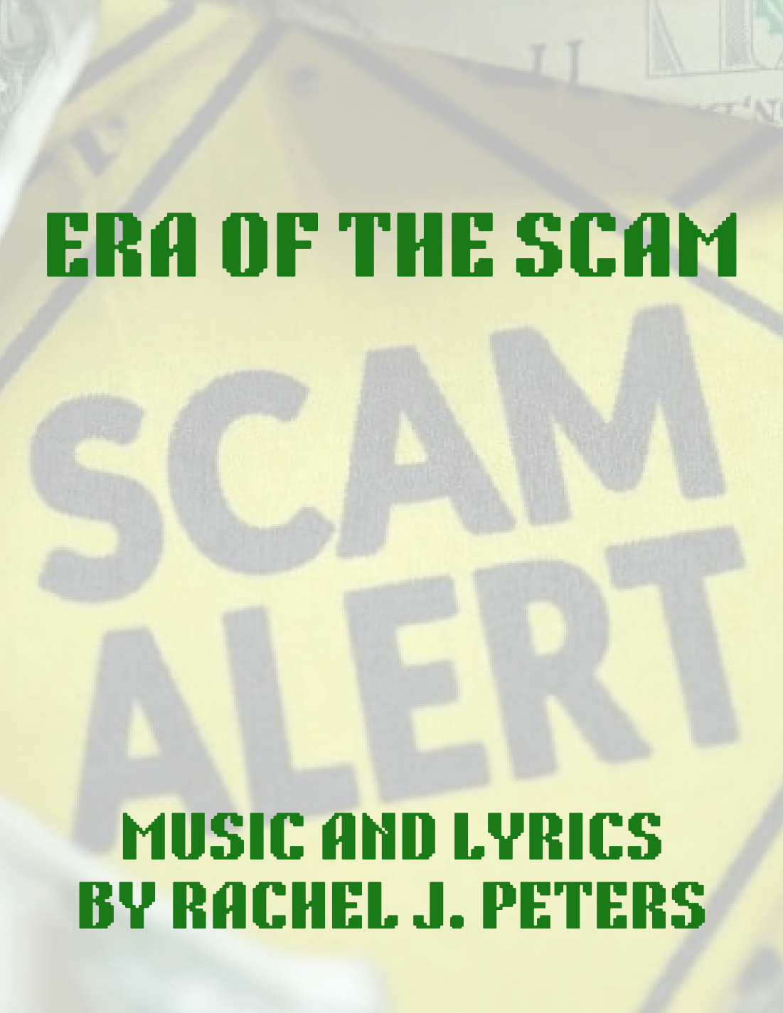 Era of the Scam by Rachel J Peters Sheet Music for Piano & Vocal at ...