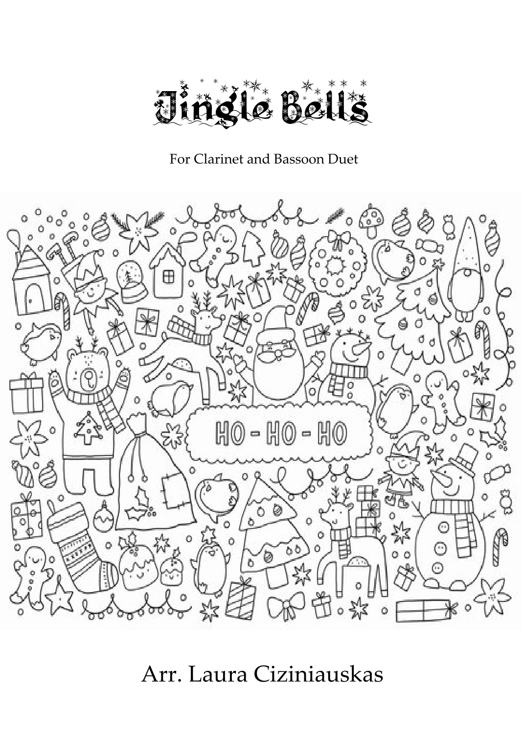 Jingle Bells – Easy Christmas Clarinet and Bassoon Duet Bb Major ...