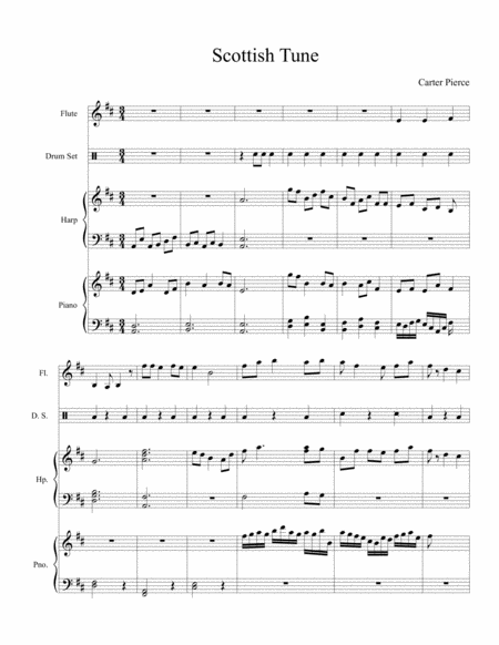Scottish Tune Sheet Music | Carter Pierce | Performance Ensemble