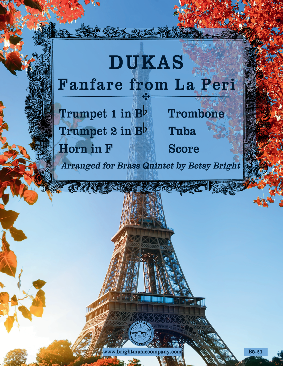 Dukas: Fanfare from La Peri (brass quintet) (arr. Betsy Bright) by Paul ...