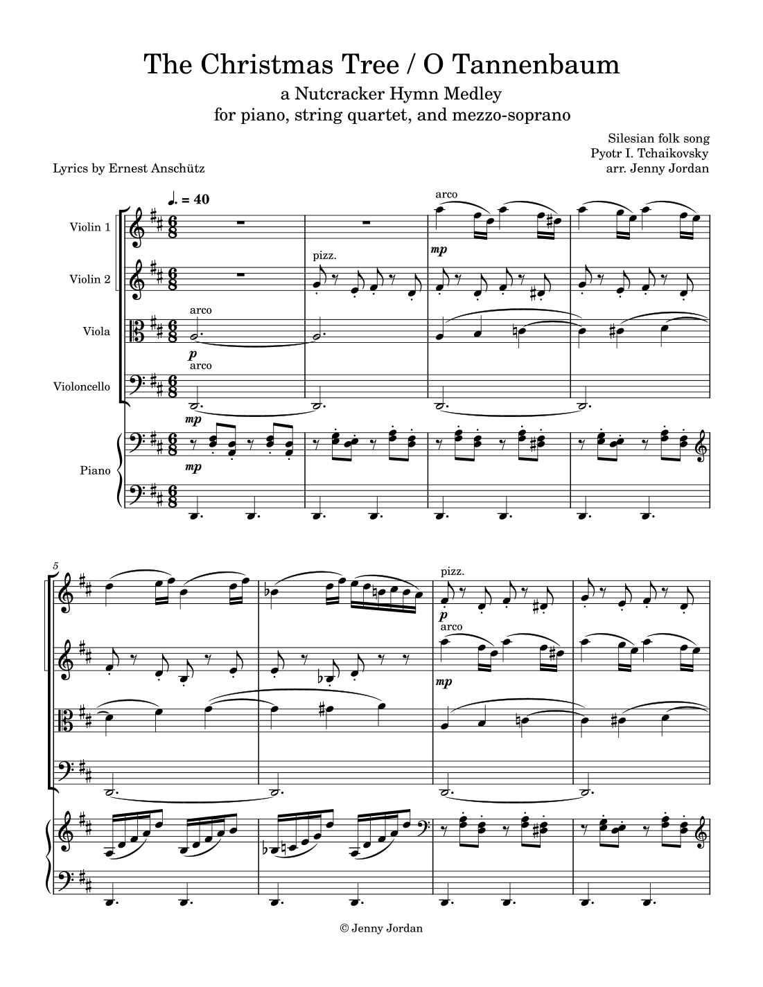 O Tannenbaum / The Christmas Tree (arr. Jenny Jordan) by Silesian folk ...