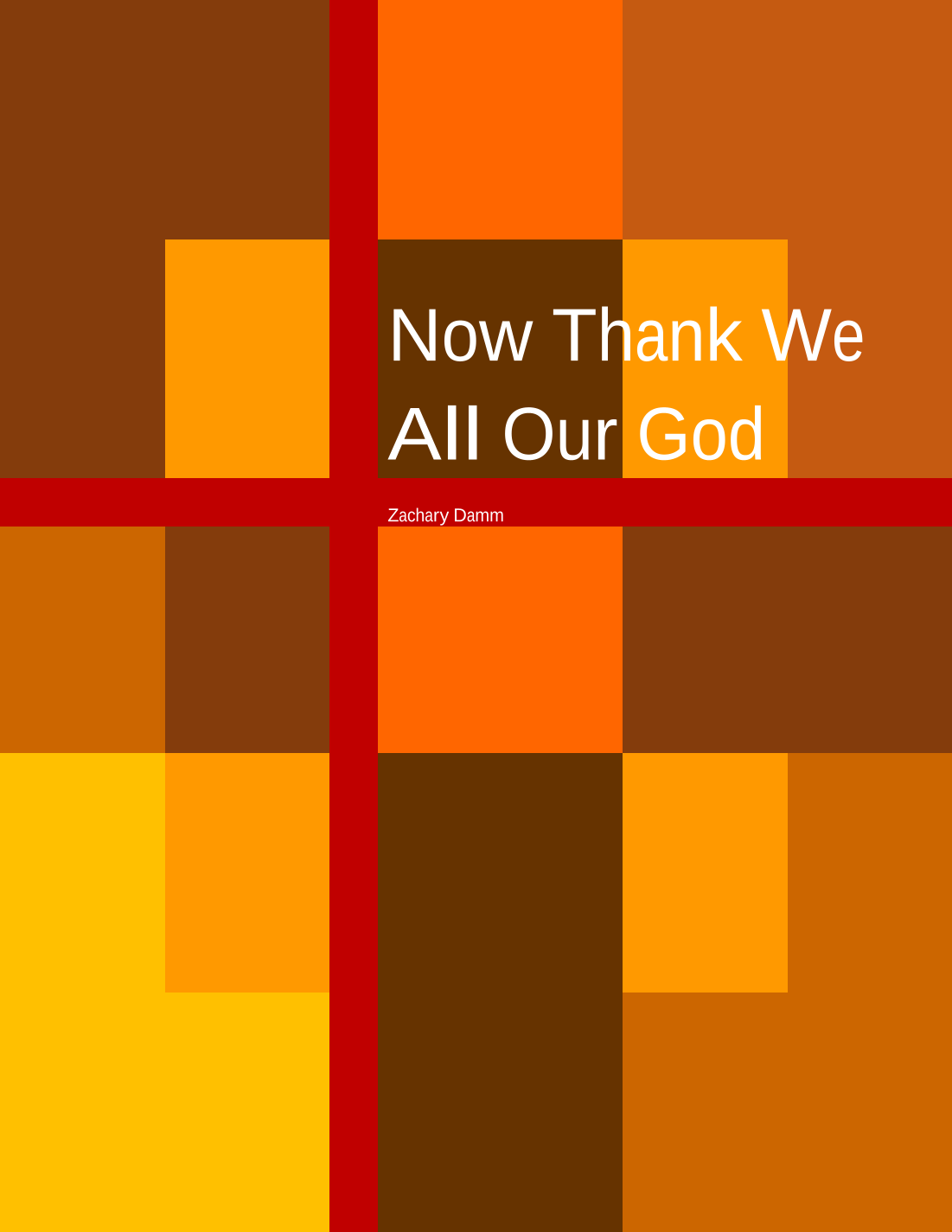 Now Thank We All Our God - Violin (arr. Zachary Damm) by Martin Rinkart ...