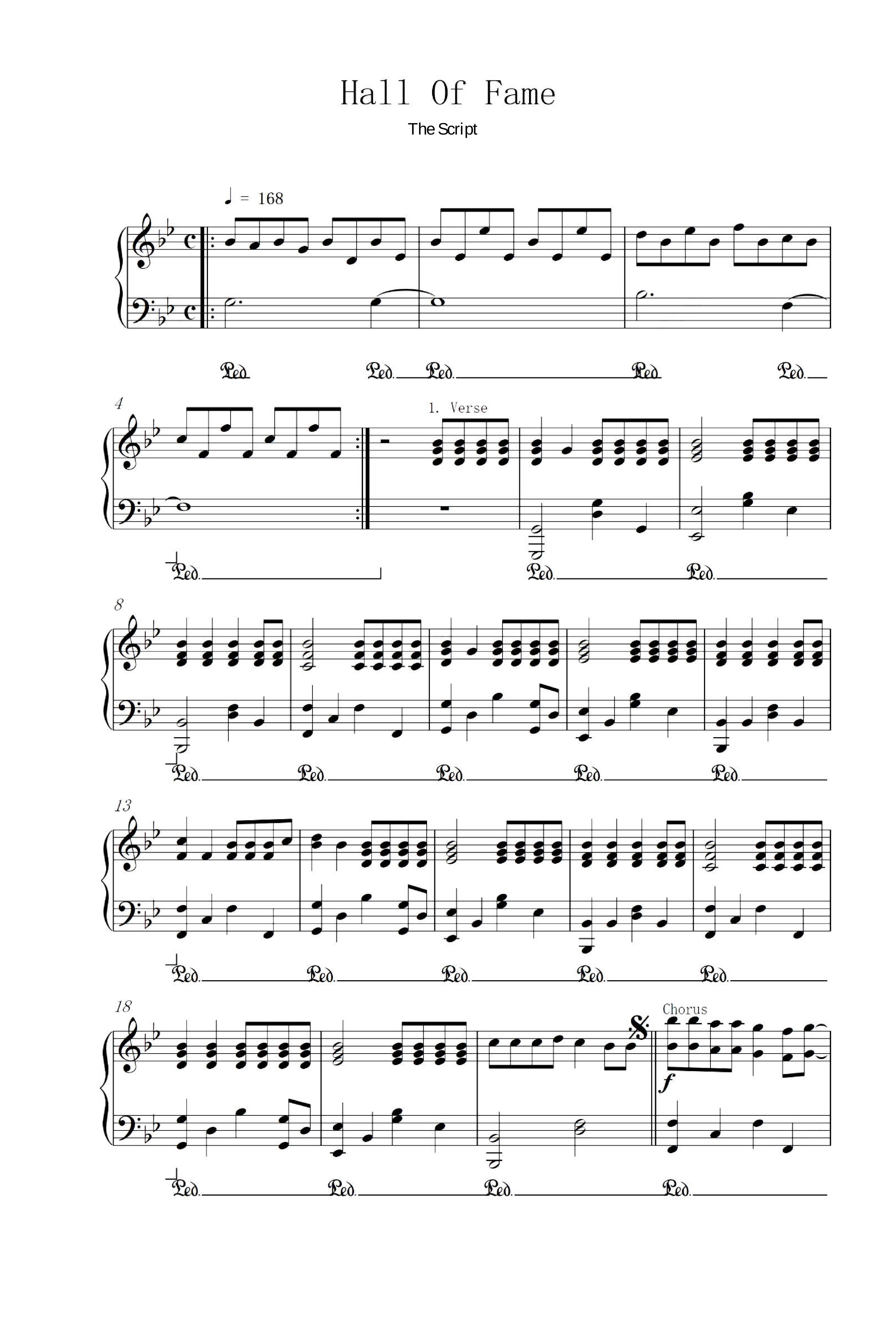 Hall Of Fame (arr. The Script feat. will.i.am) by The Script feat. will ...