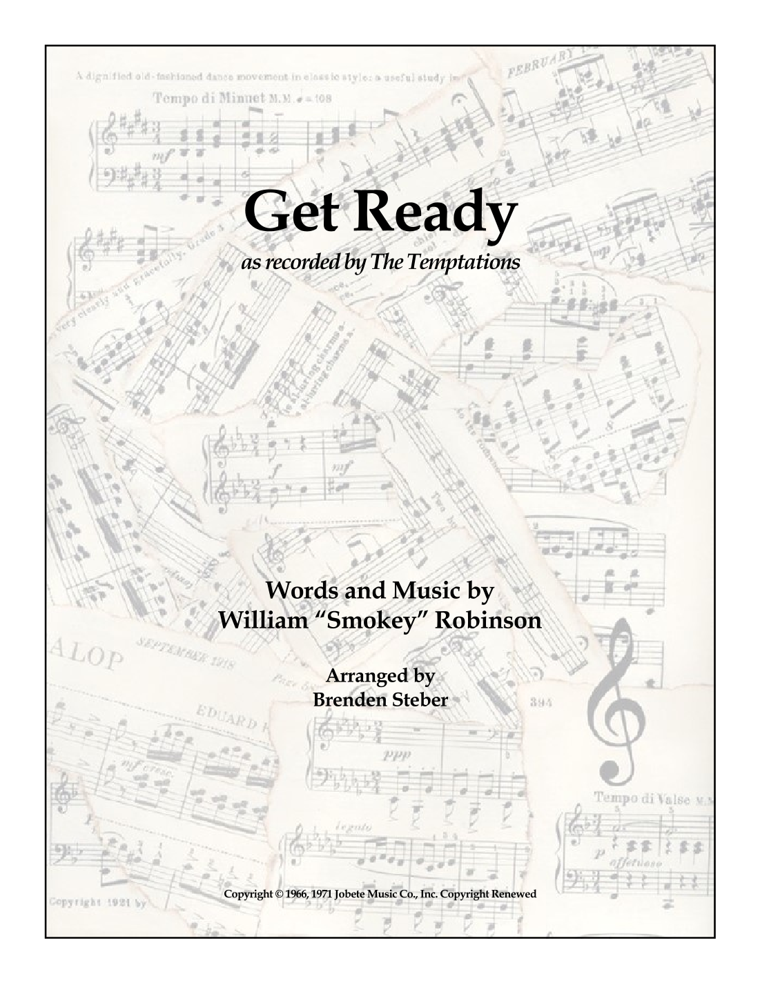 Get Ready (arr. Brenden Steber) by Rare Earth Sheet Music for Concert ...