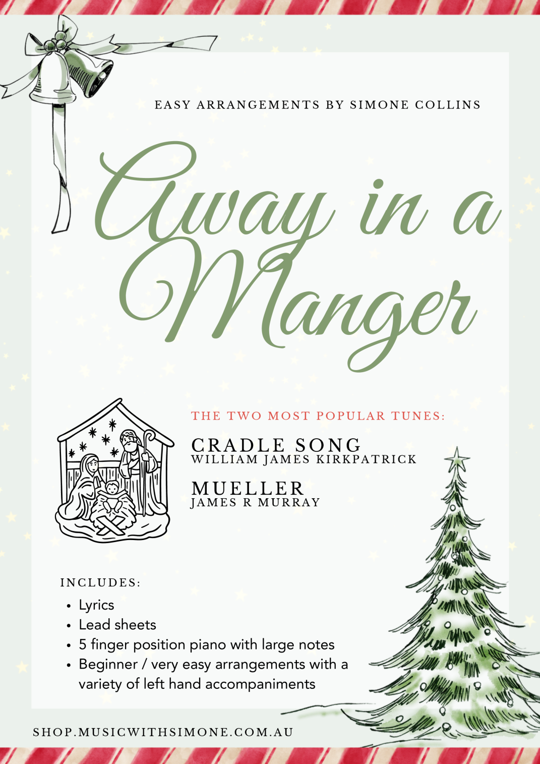 Away in a Manger | Cradle Song & Mueller (arr. Simone Collins) par ...