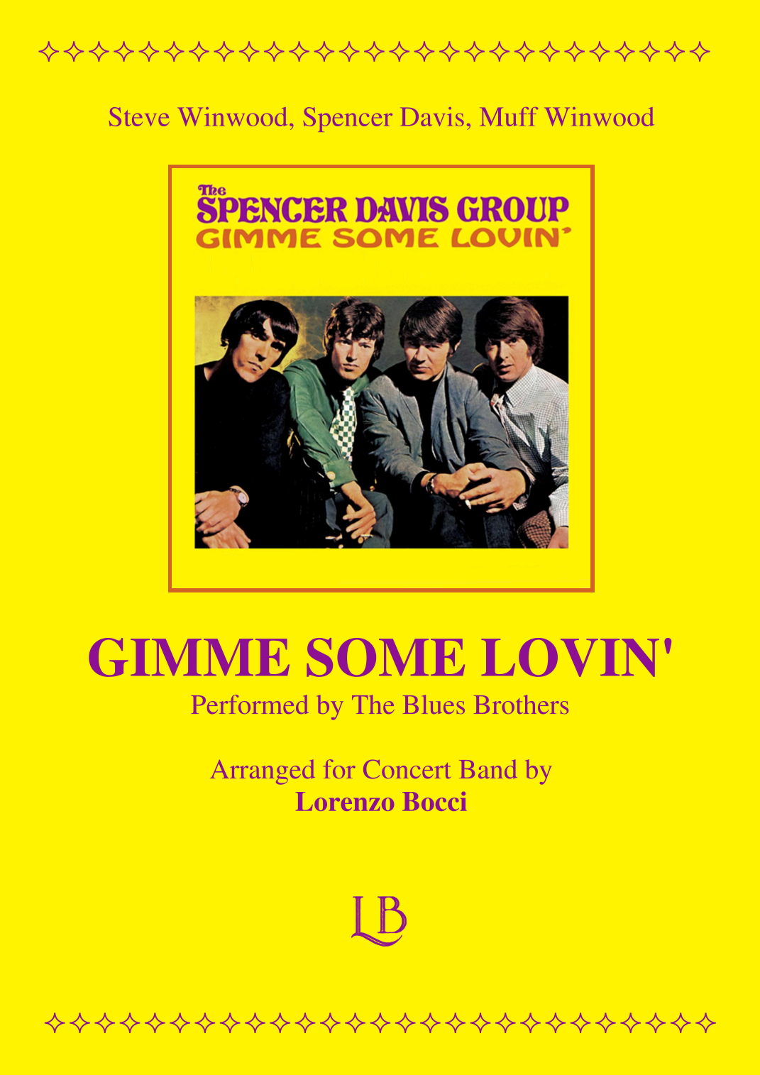 Gimme Some Lovin' (arr. Lorenzo Bocci) by The Spencer Davis Group Sheet ...