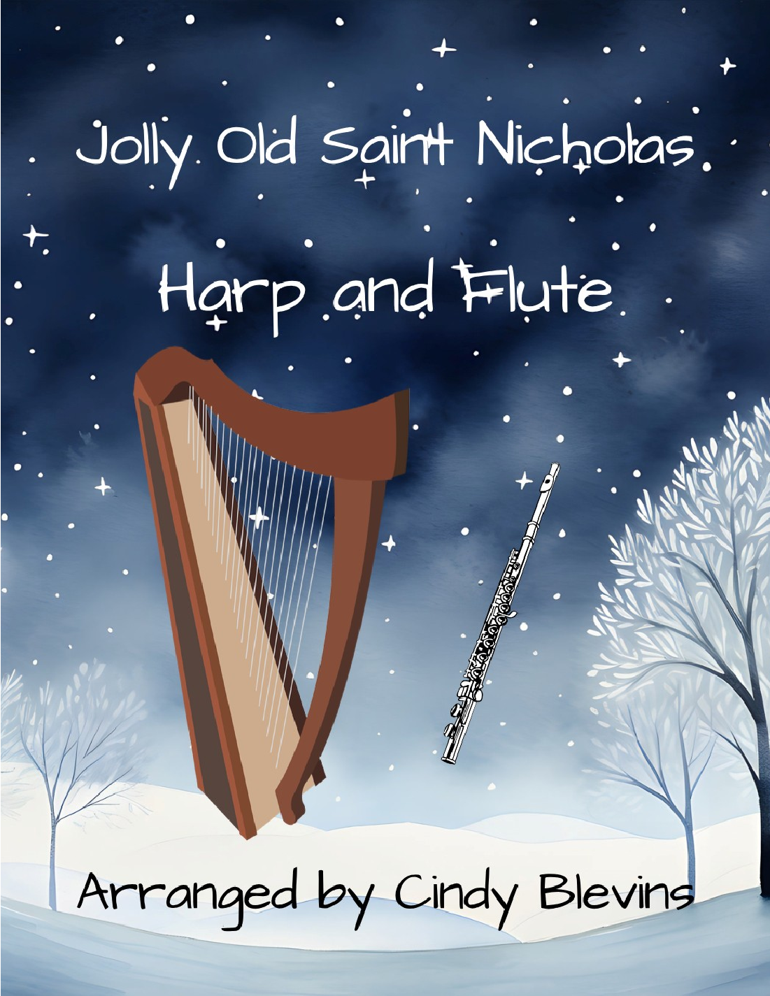 Jolly Old Saint Nicholas, for Harp and Flute (arr. Cindy Blevins) by ...