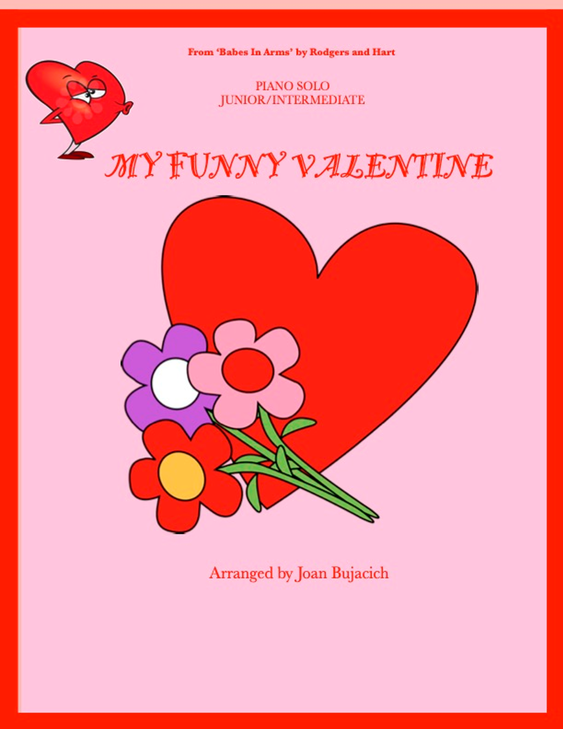 My Funny Valentine (arr. Joan Bujacich) by Hart & Rodgers Sheet Music ...