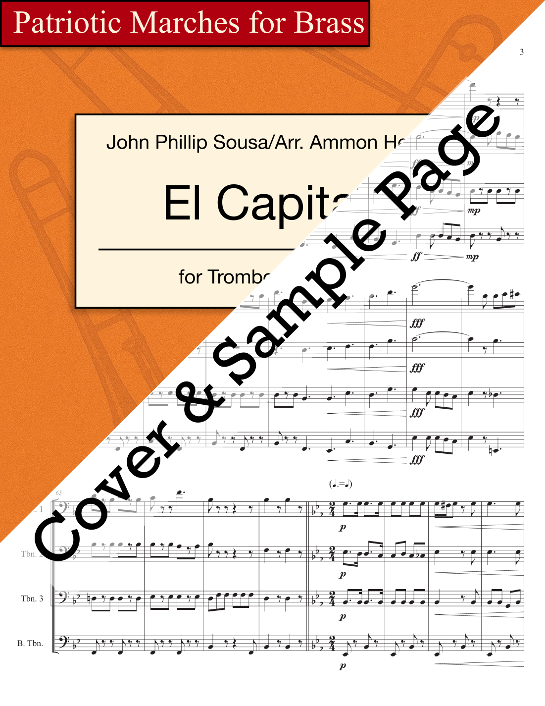 El Capitan March (arr. Ammon Helms) by John Phillip Sousa Sheet Music ...