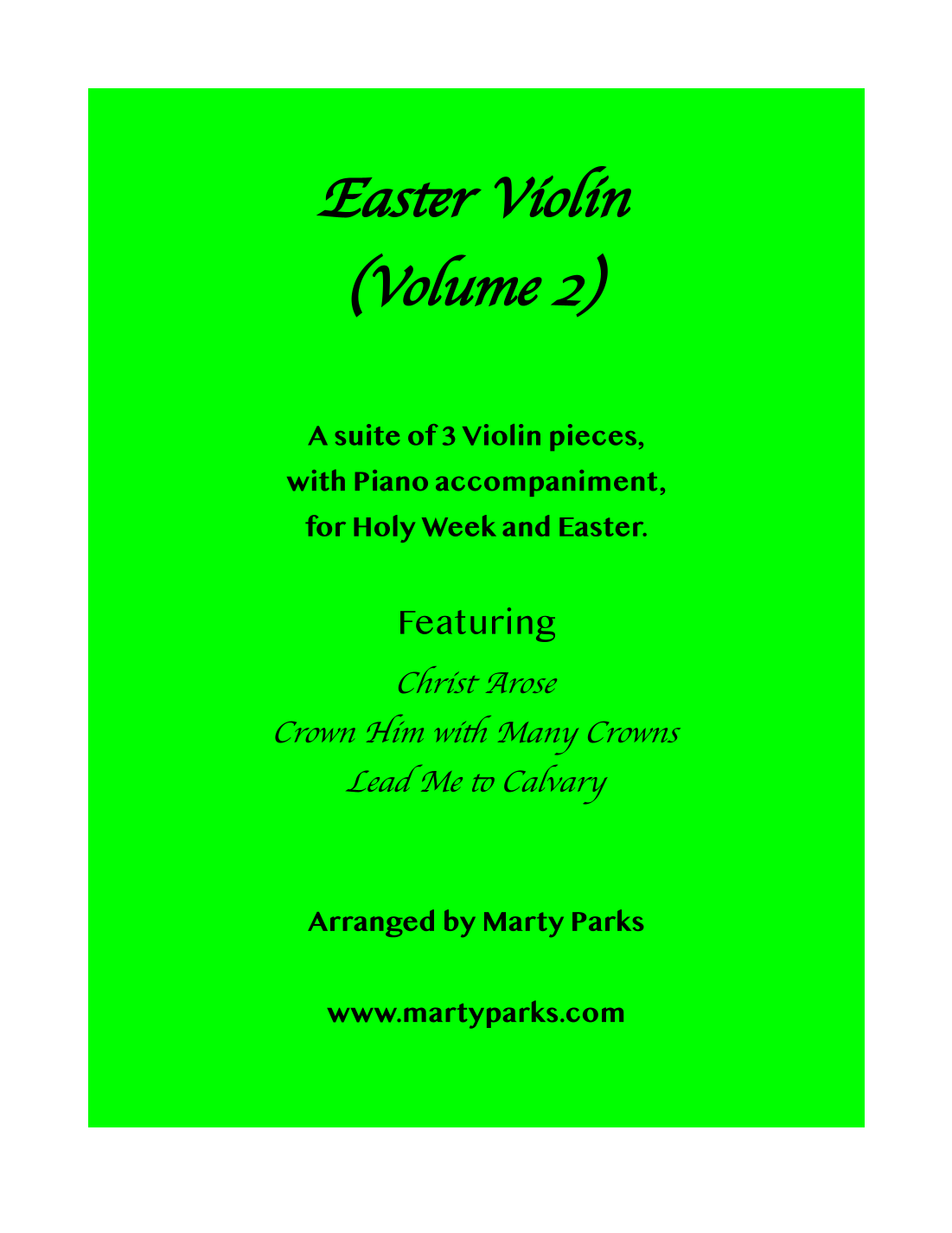 Easter Violin - Volume 2 (Violin-Piano) by Various Sheet Music for ...