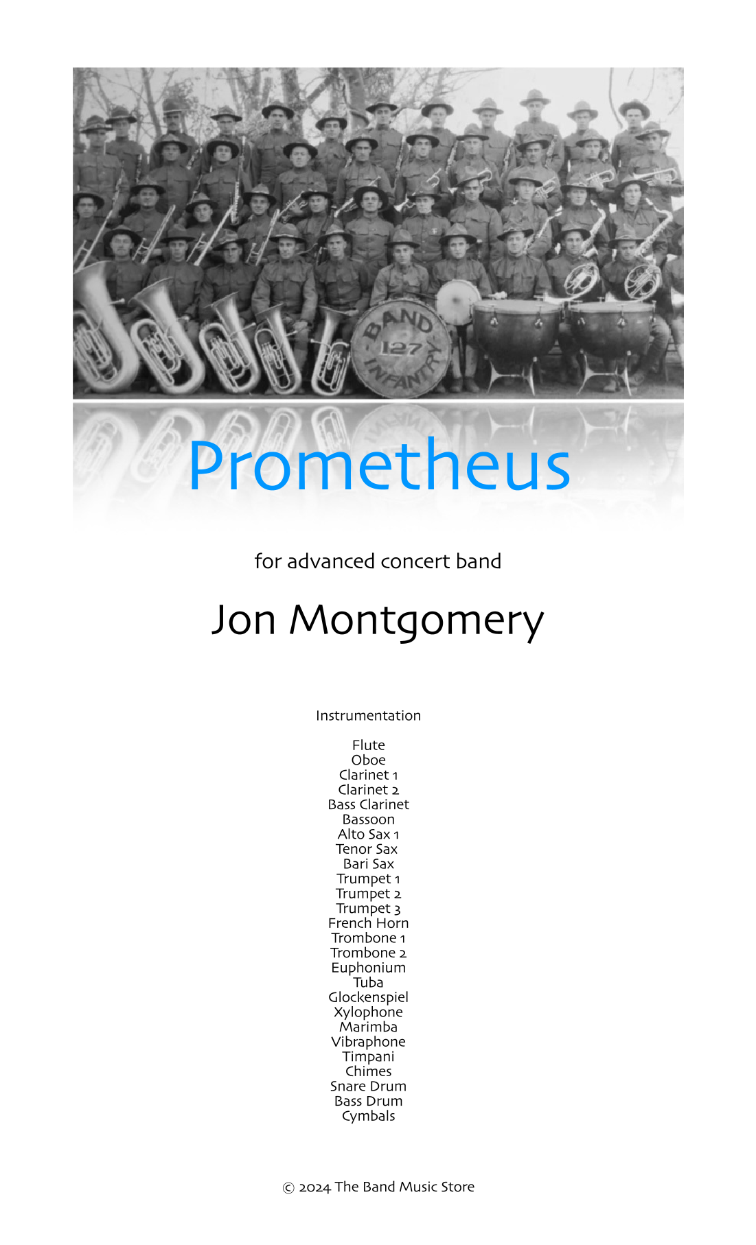 Prometheus by Jon Montgomery Sheet Music for Concert Band at Sheet ...