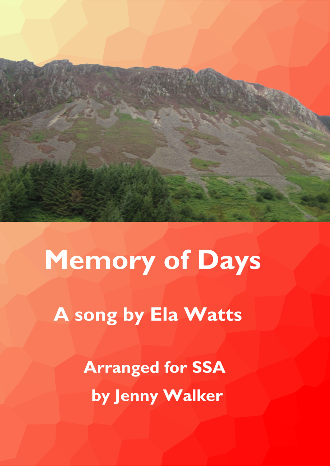 Memory of Days by Ela Watts Sheet Music for Choir at Sheet Music Direct