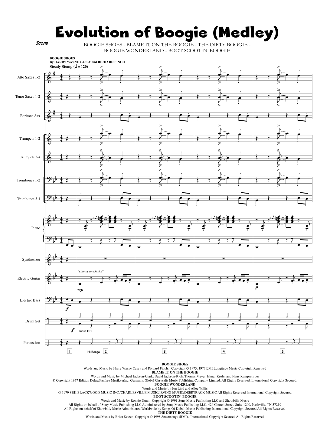 Medley: Boogie Wonderland with Blame It On The Boogie, Boot Scootin ...