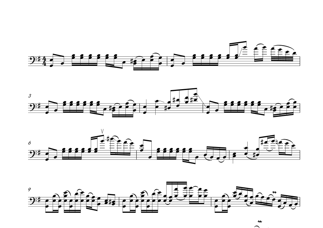 cello improvisation by Liao-Liao the Idler Sheet Music for Cello Solo ...