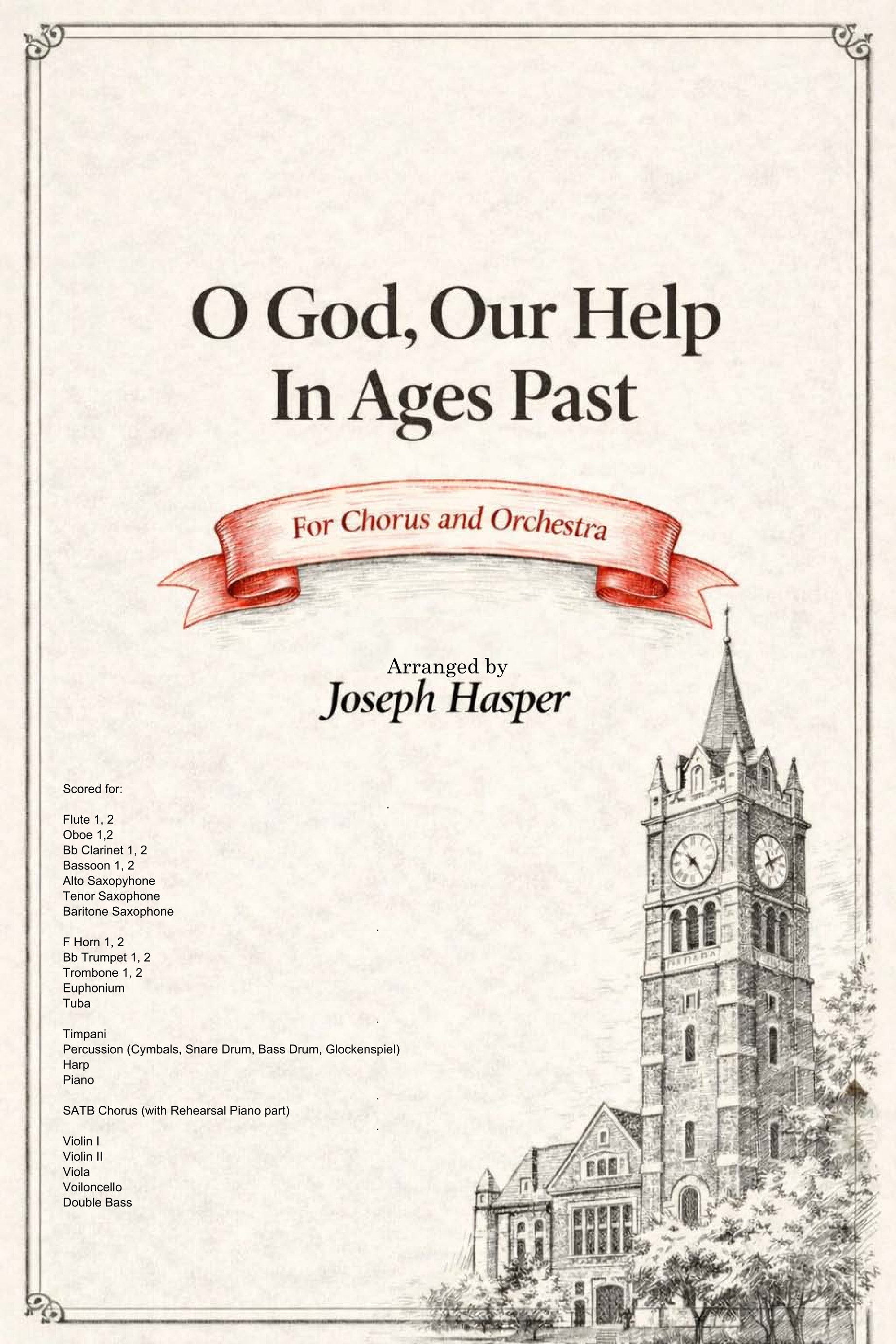 O God, Our Help In Ages Past (arr. Joseph Hasper) by William Croft ...