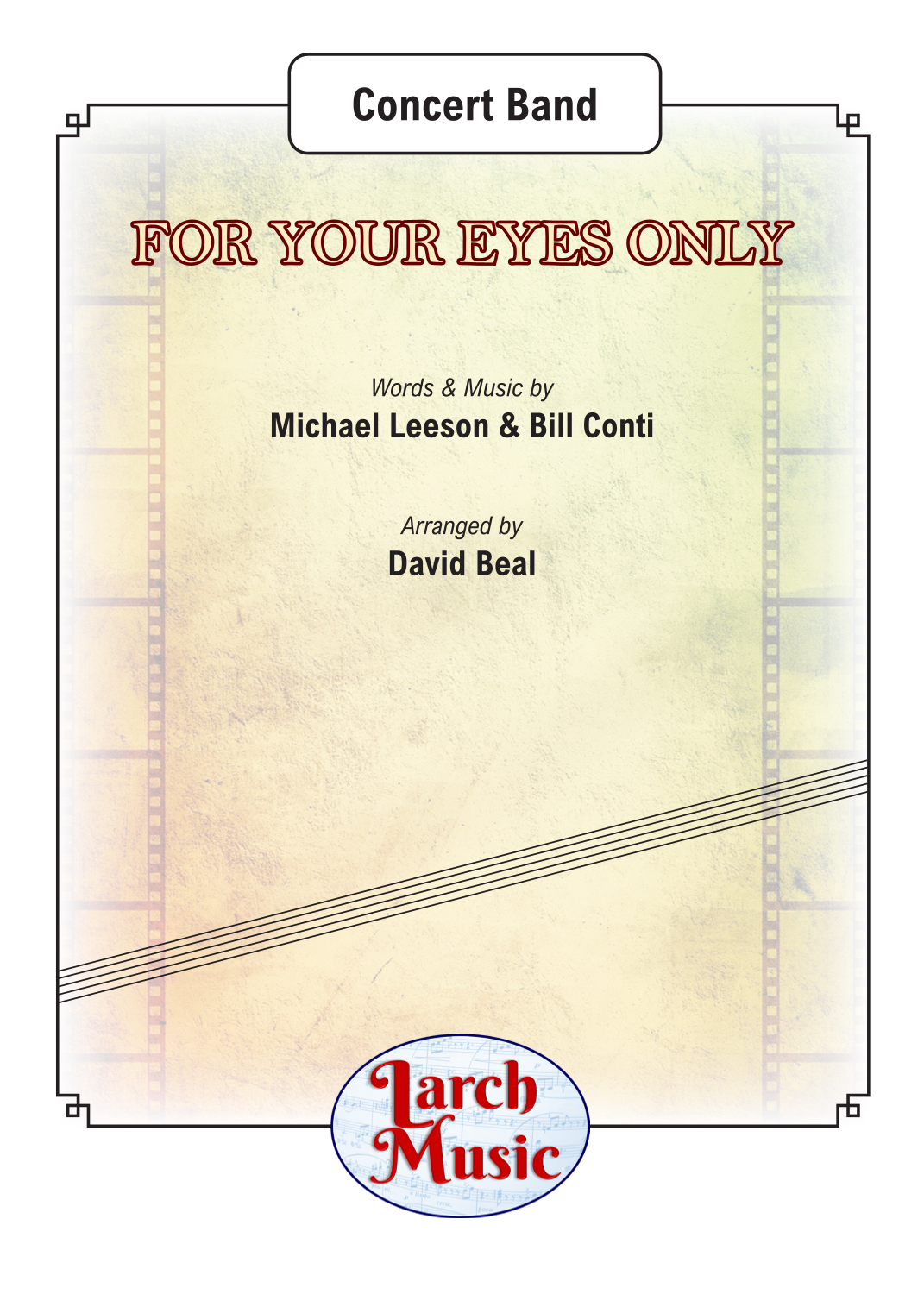For Your Eyes Only (arr. David Beal) by Sheena Easton Sheet Music for ...