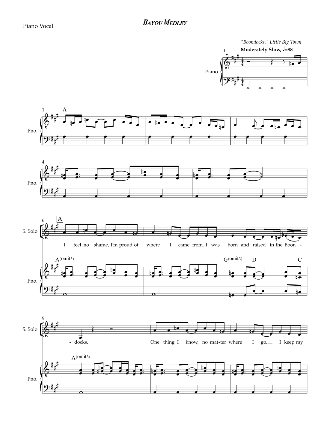 Medley: Boondocks with Up Around The Bend, Susie-Q, Good Golly Miss ...